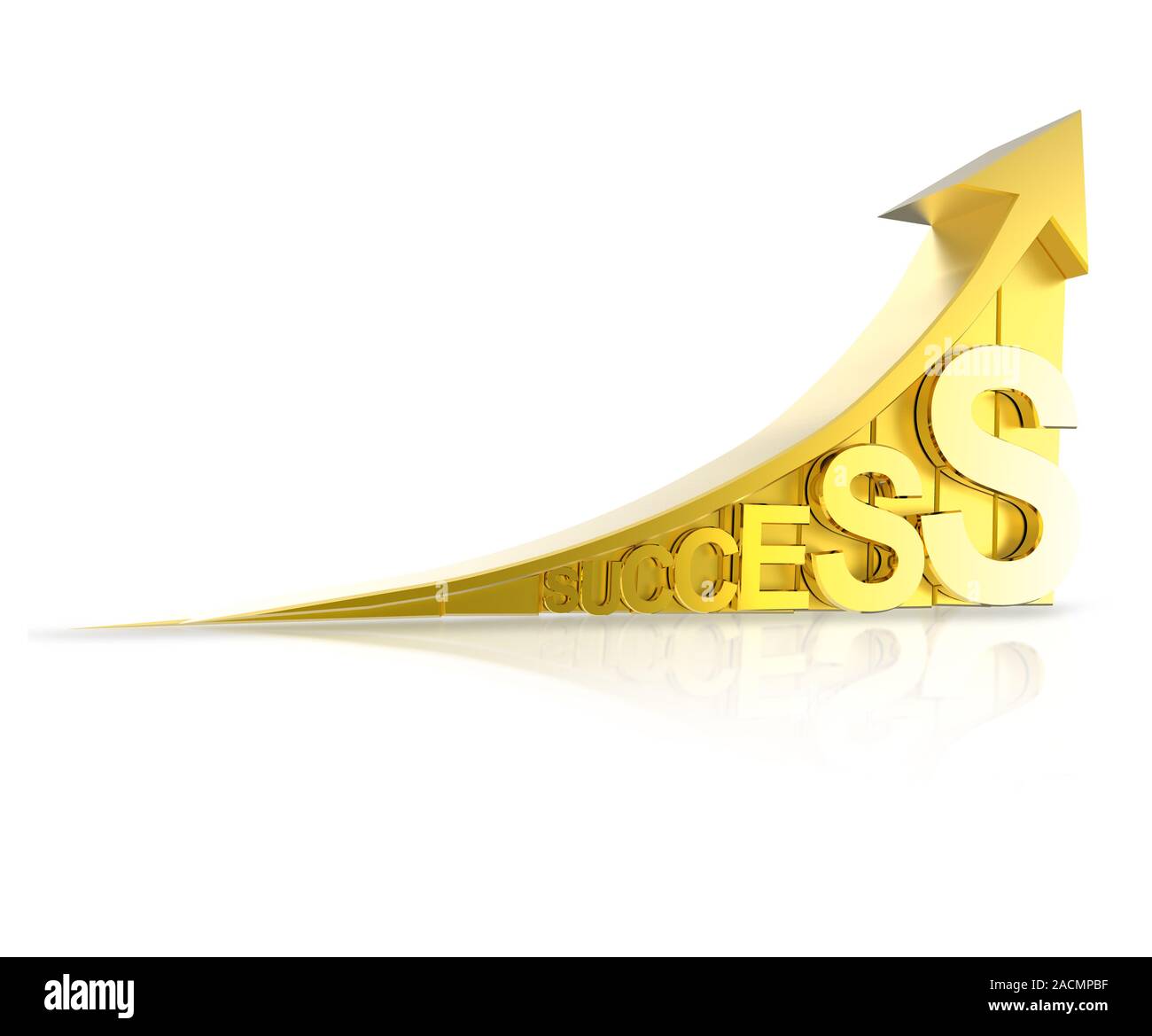 golden success arrow Stock Photo - Alamy