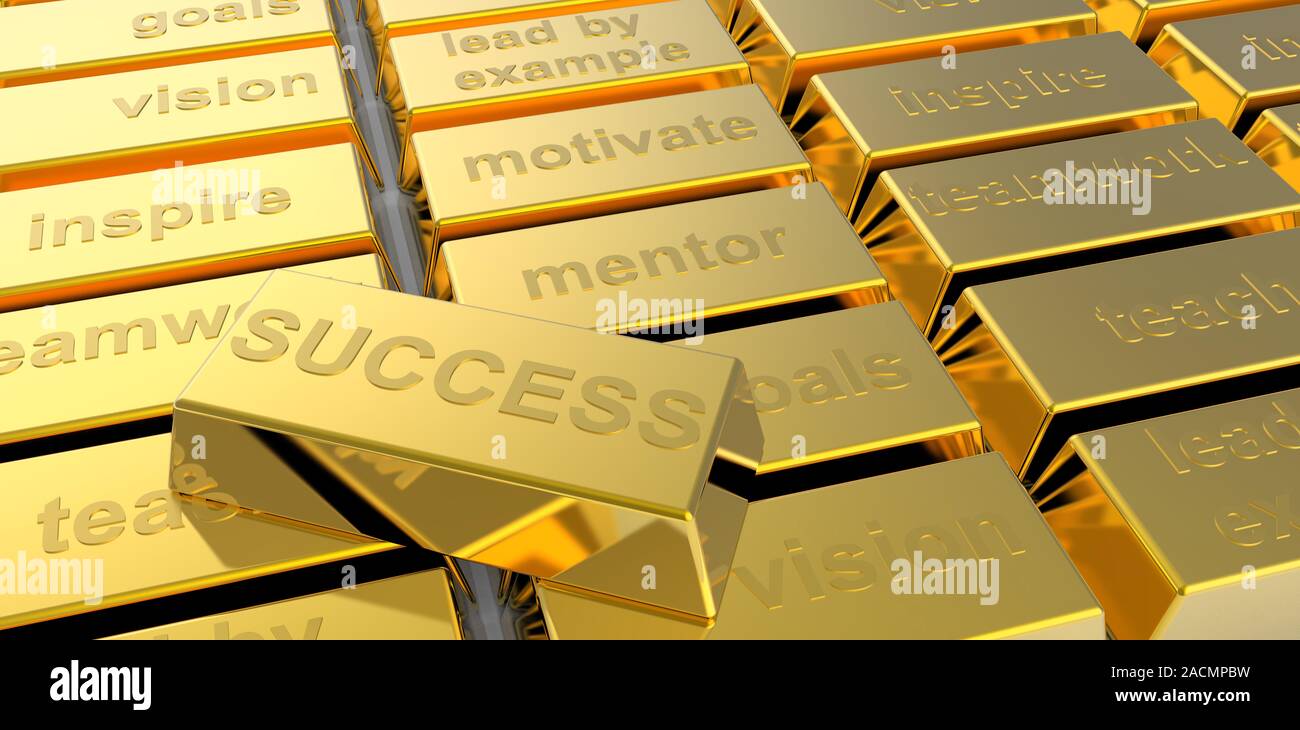 success of gold Stock Photo - Alamy