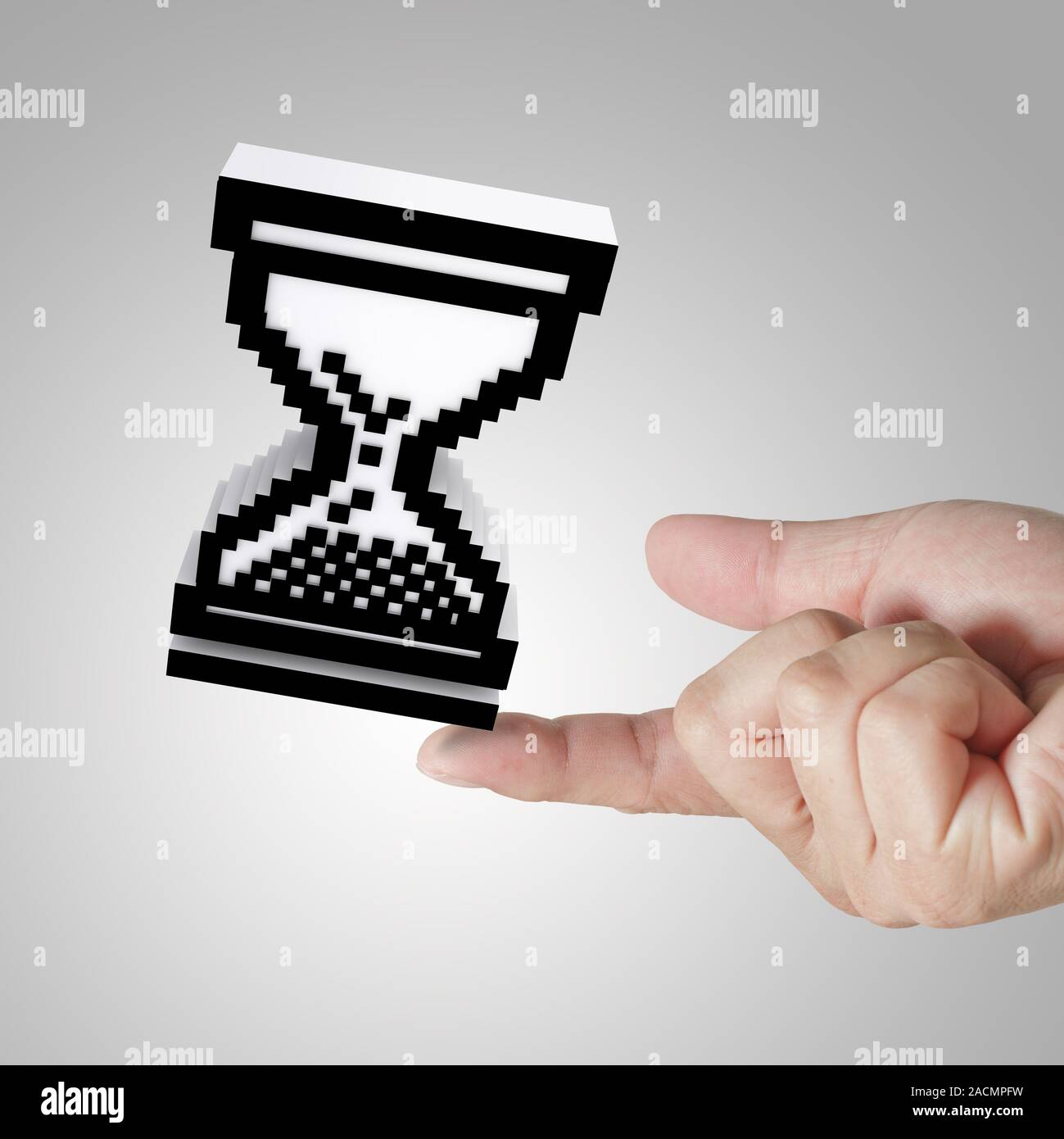 glass hour cursor Stock Photo - Alamy