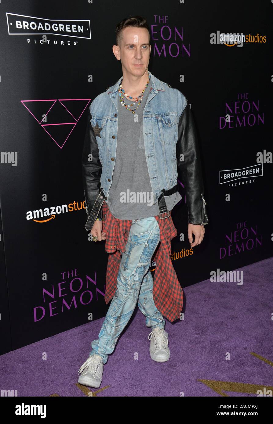 LOS ANGELES, CA. June 14, 2016: Designer Jeremy Scott at the Los ...