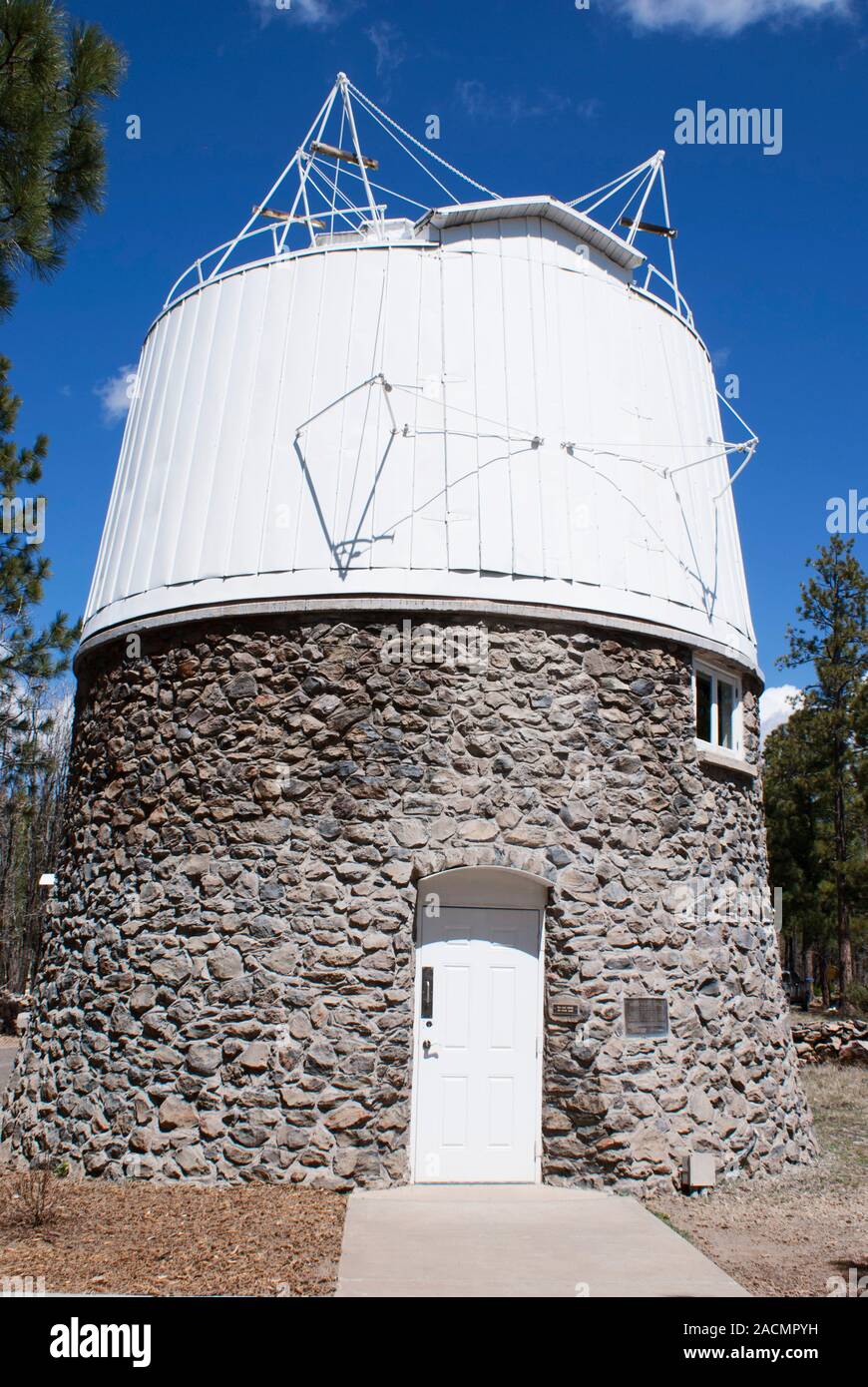 Pluto telescope dome, Lowell Observatory, Mars Hill, Flagstaff, Arizona ...