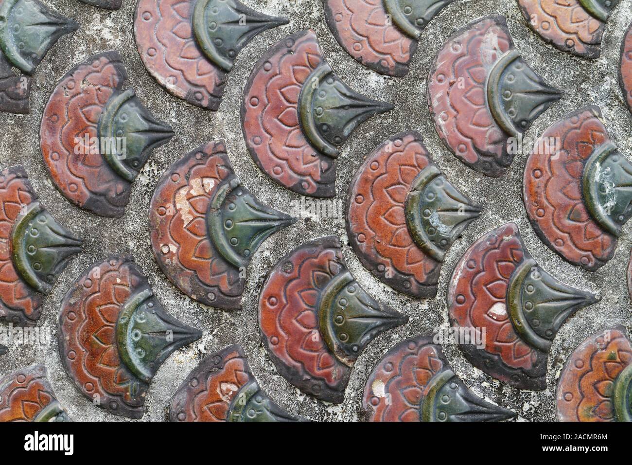 Small green tiles texture background hi-res stock photography and ...