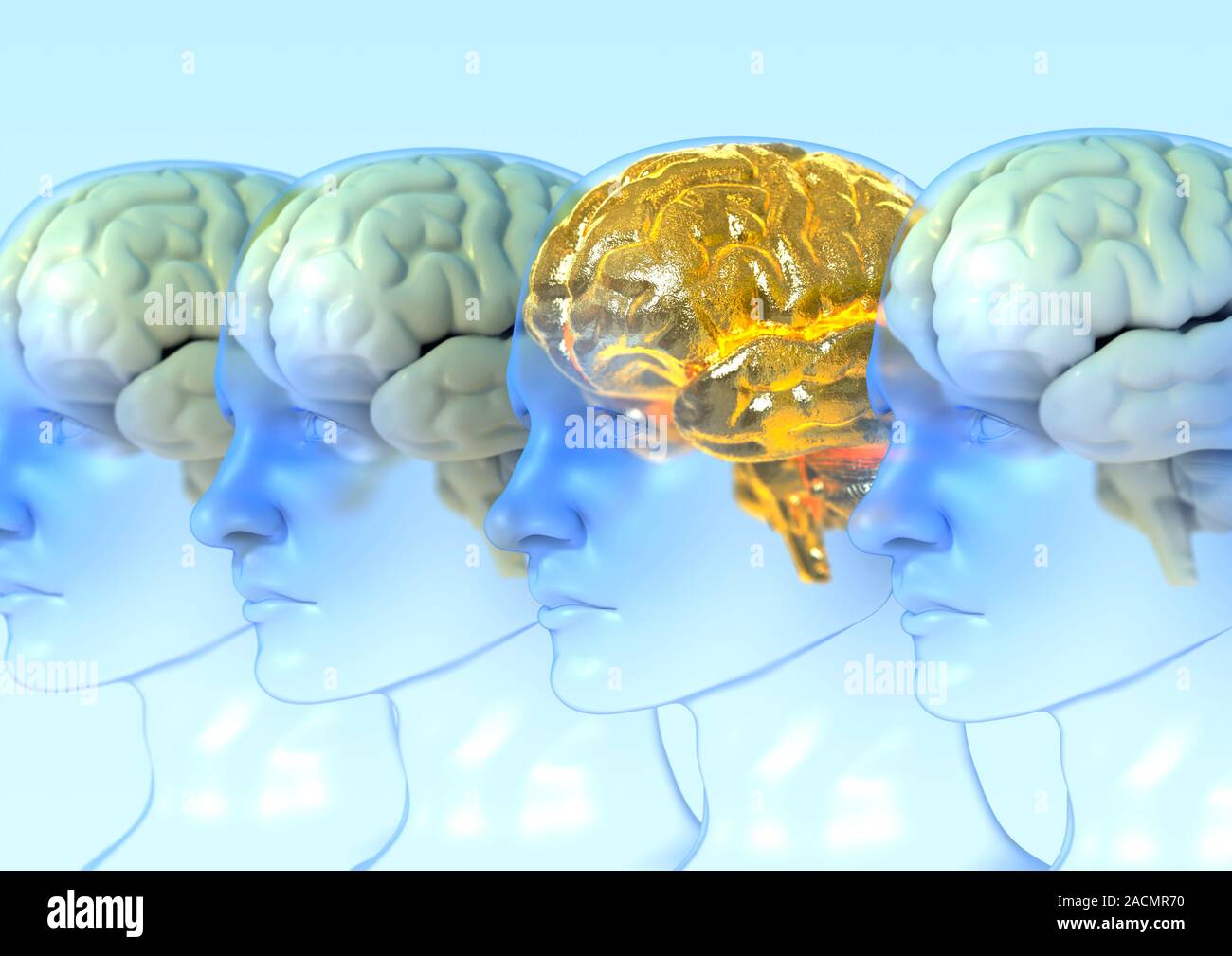 Intelligence, conceptual computer artwork Stock Photo - Alamy