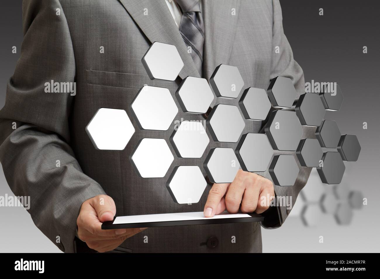 Man's hand pushing the button Stock Photo - Alamy