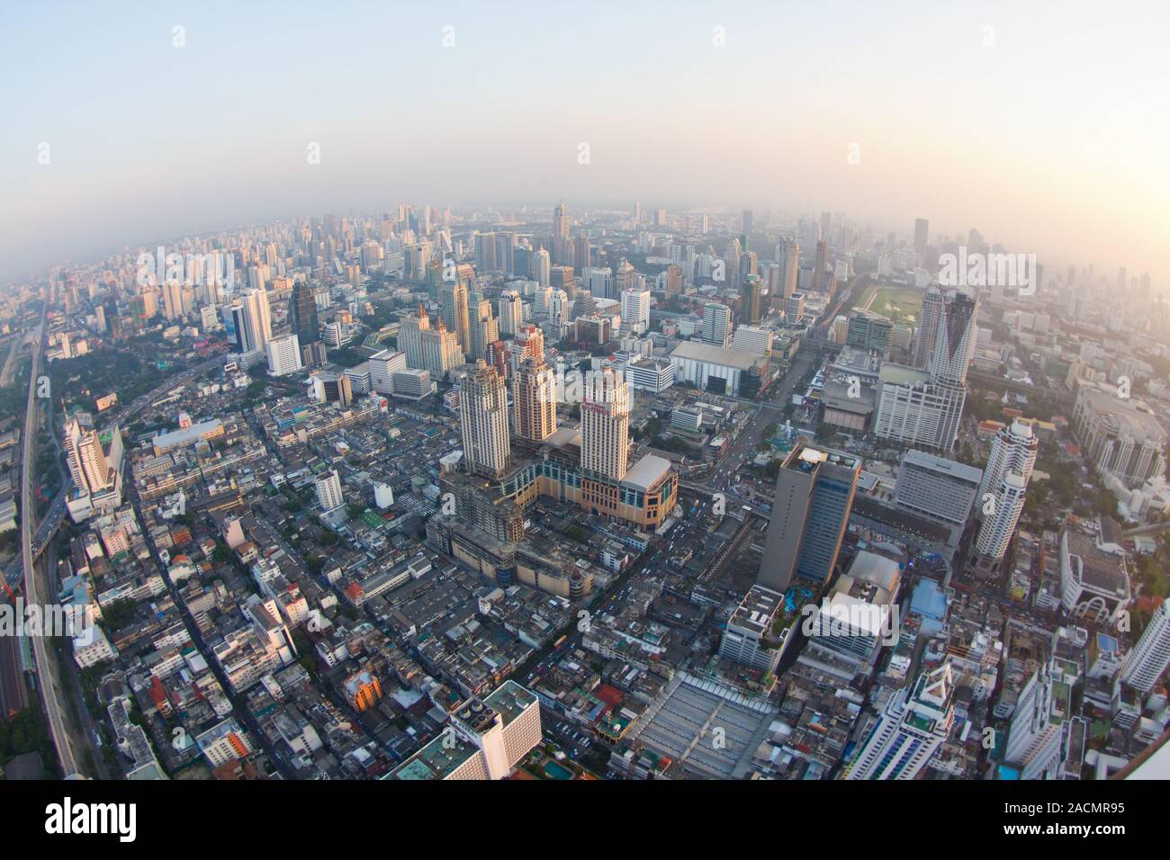 Bangkok city view from above, Thailand Stock Photo - Alamy
