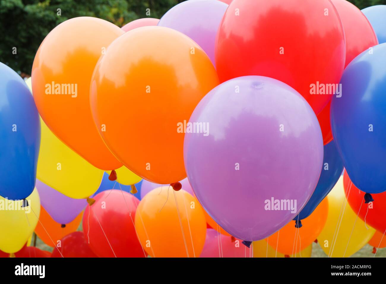 Colorful funny balloons Stock Photo - Alamy
