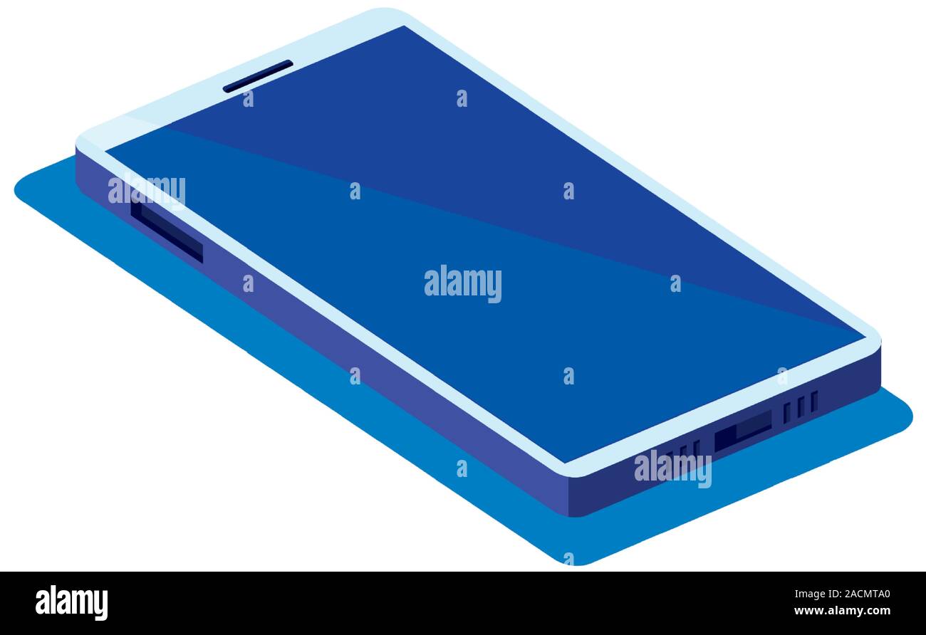 Isolated isometric smartphone vector design Stock Vector Image & Art - Alamy