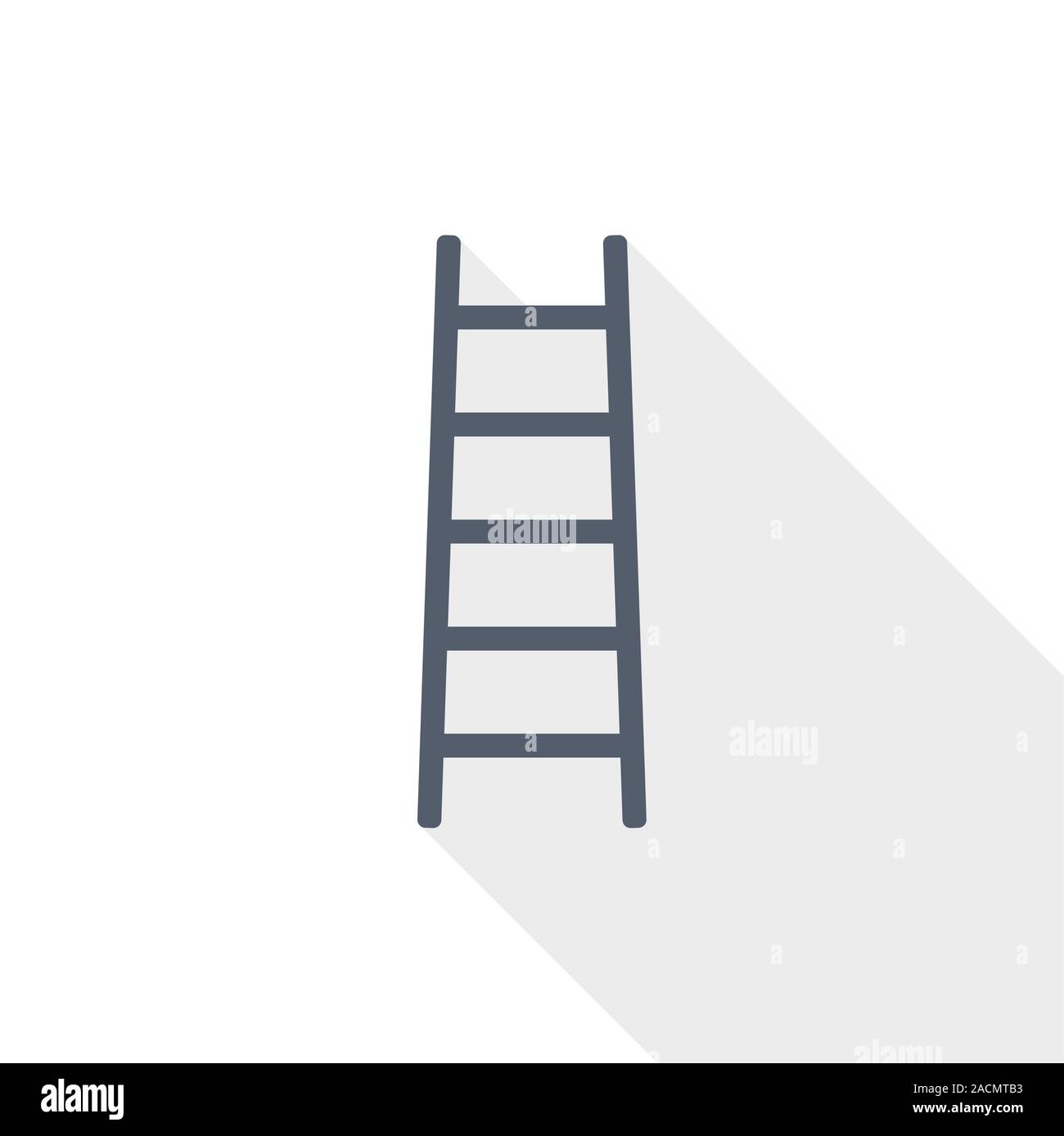 ladder vector icon, step, climb, tool, level concept flat design ...