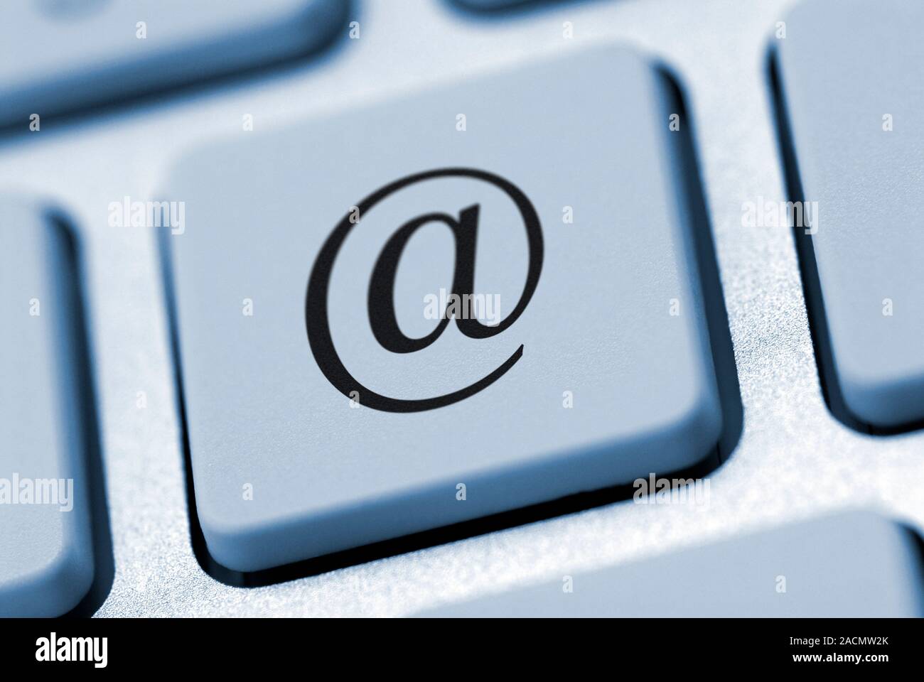 At symbol on a keyboard Stock Photo - Alamy