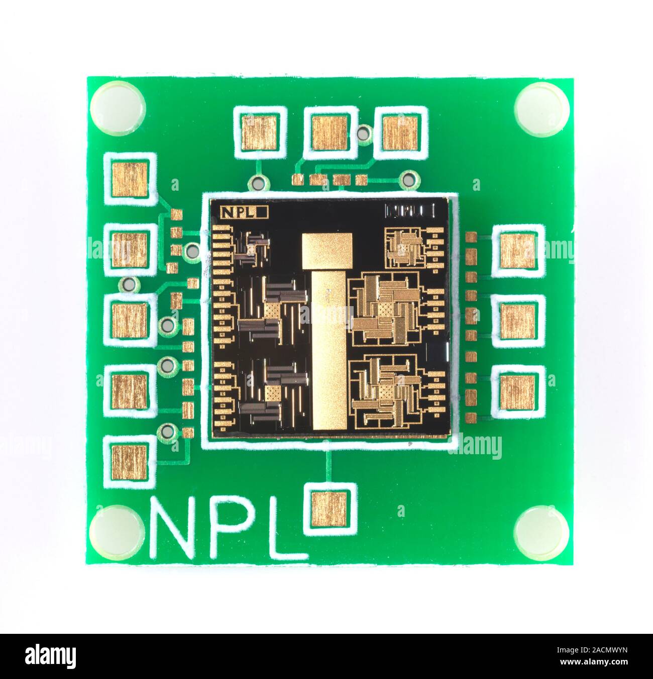 MEMS measurement device. Electrostatic comb drive actuators designed to ...
