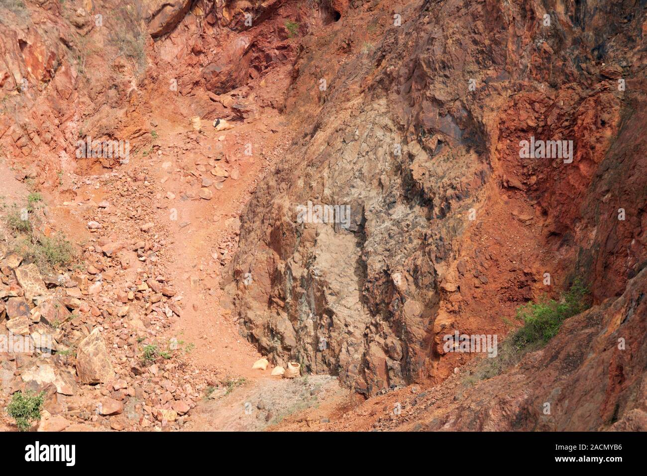 Volcanogenic massive sulphide (VMS) ore deposit. This deposit was ...