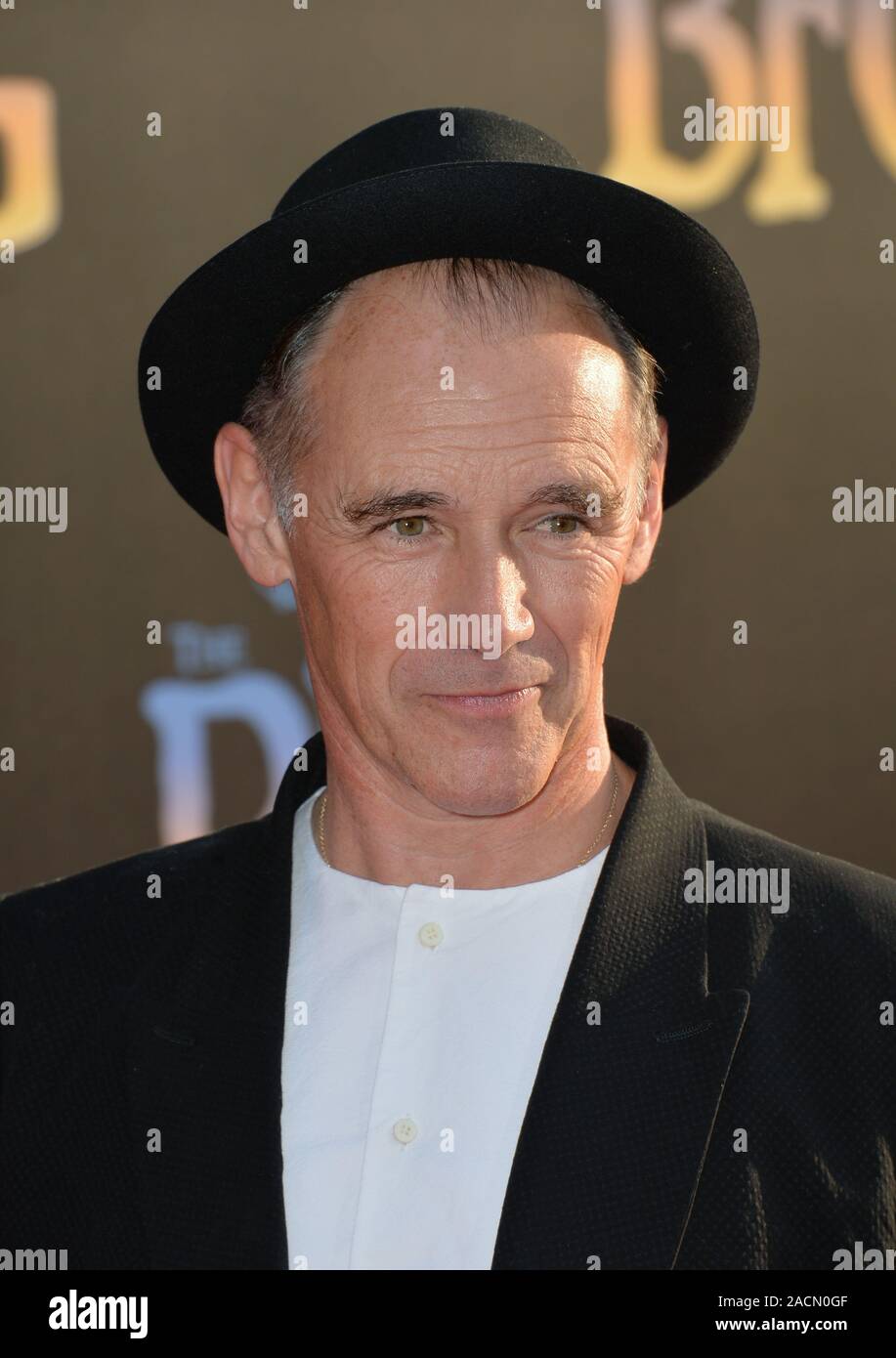 LOS ANGELES, CA. June 21, 2016: Actor Mark Rylance at the U.S. premiere ...