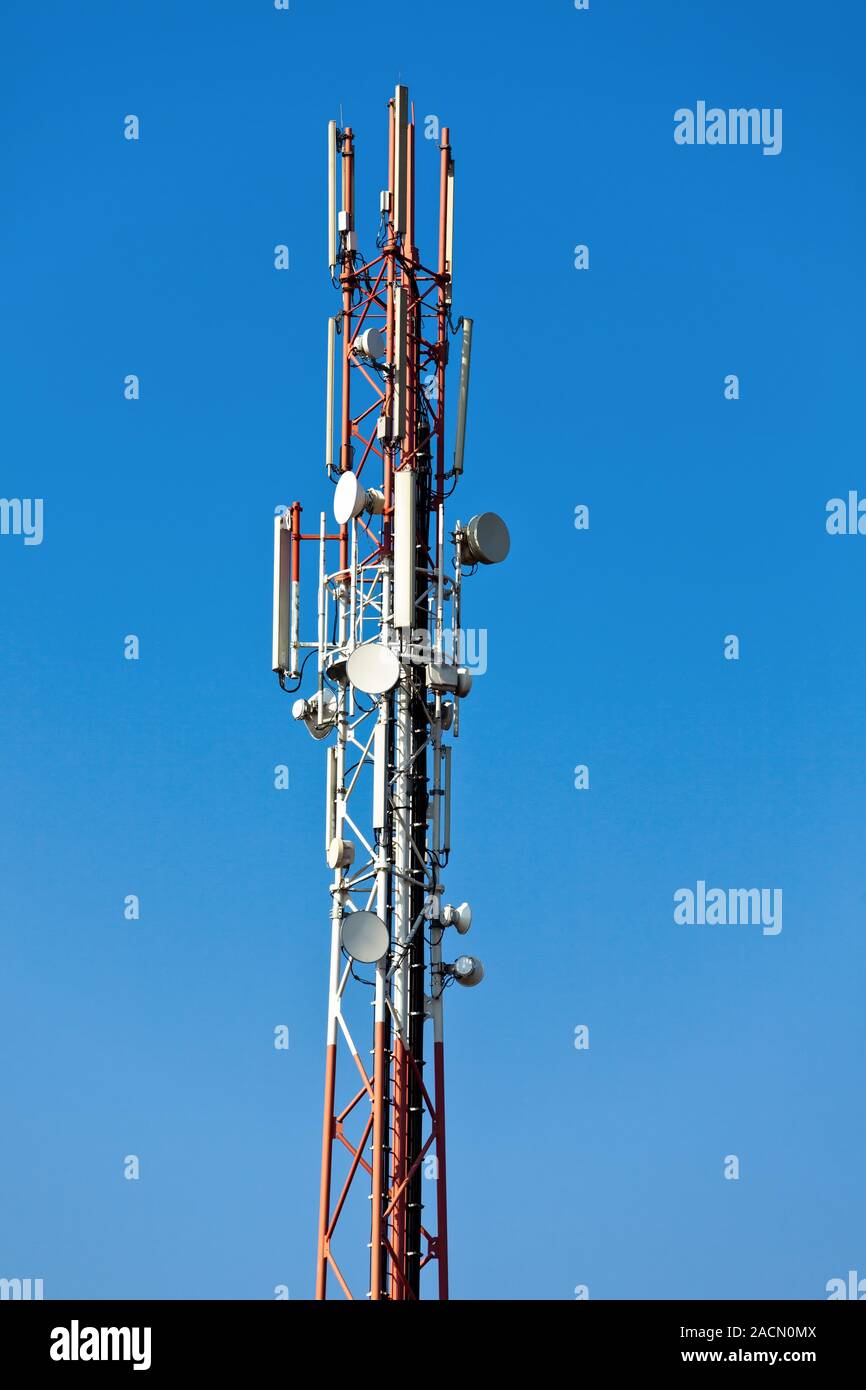 Austrian mobile radio transmitter Stock Photo - Alamy