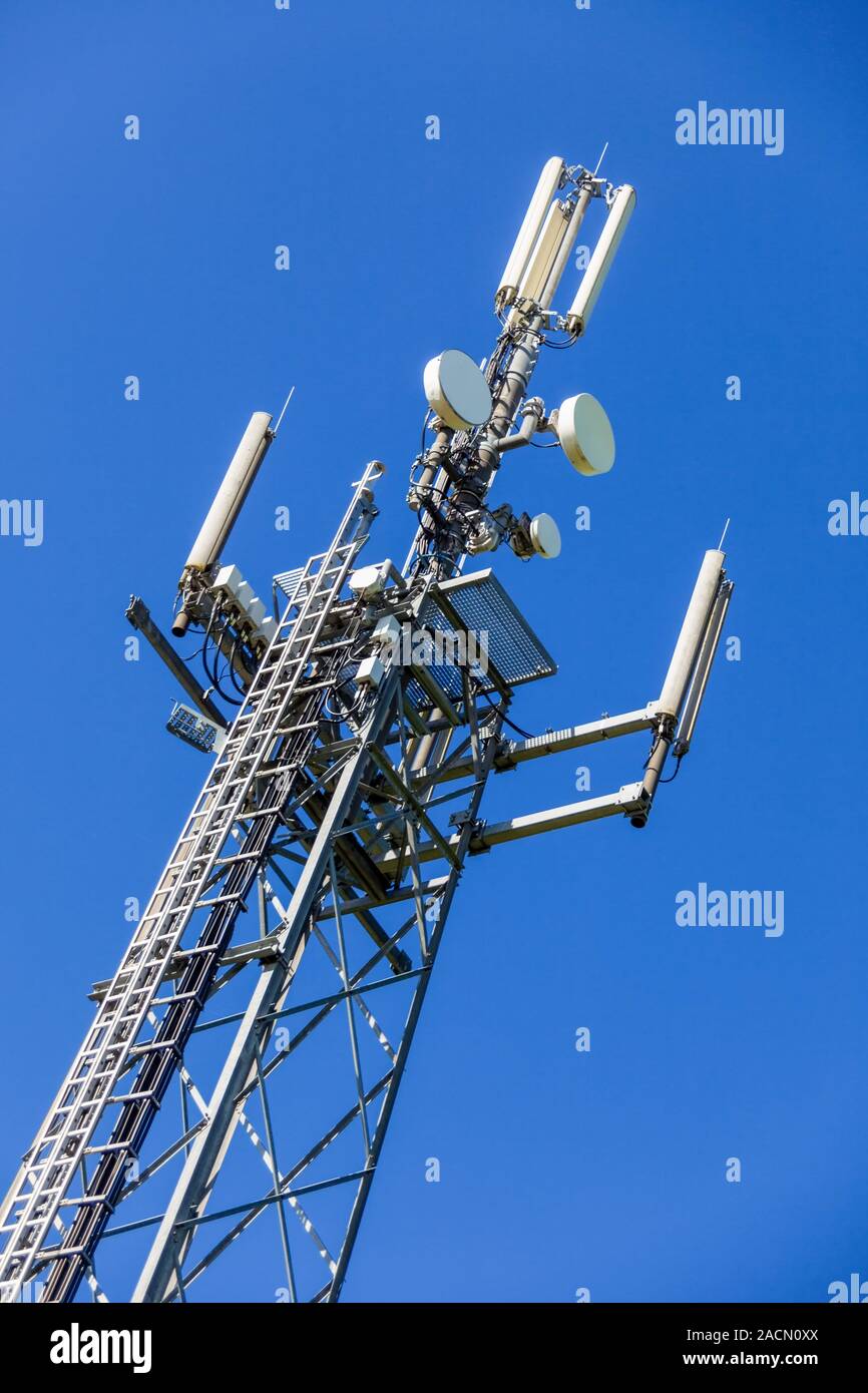 German mobile masts Stock Photo - Alamy