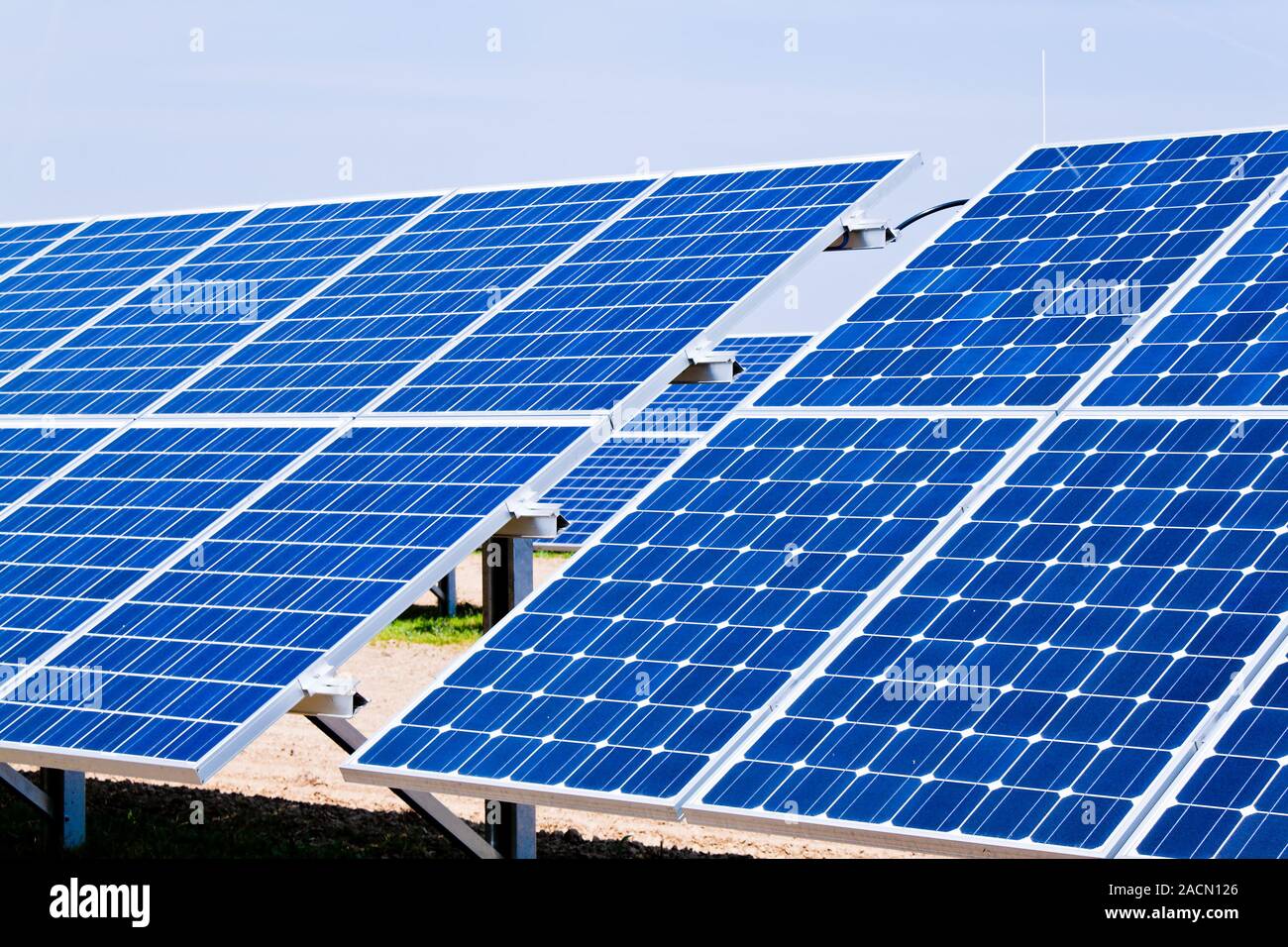 Alternative Solar Energy. Solar energy power plant Stock Photo - Alamy
