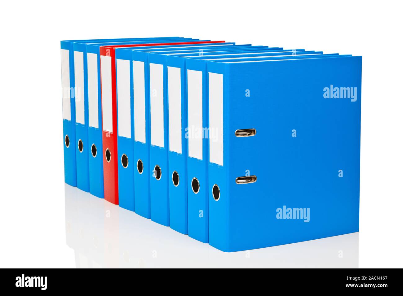 Files Folder with documents and papers Stock Photo - Alamy