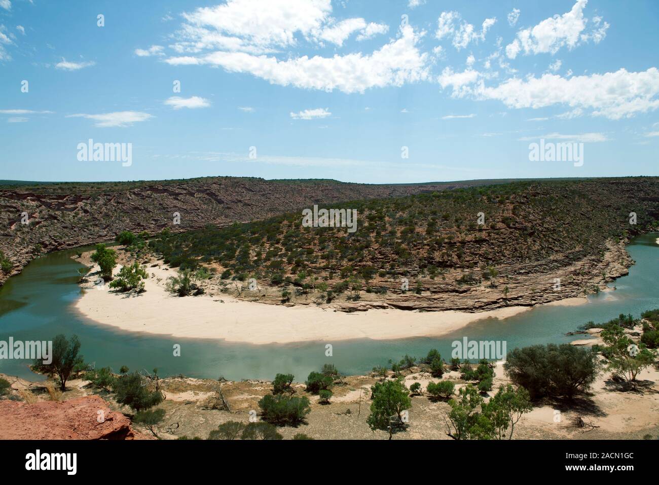 Murchison River Gorge, Kalbarri National Park, Australia Stock Photo ...