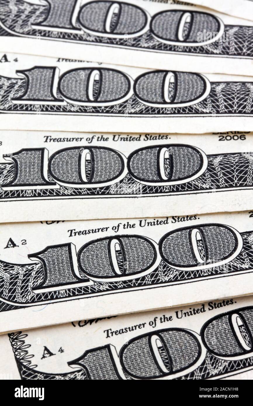Dollar banknotes. detail Stock Photo - Alamy
