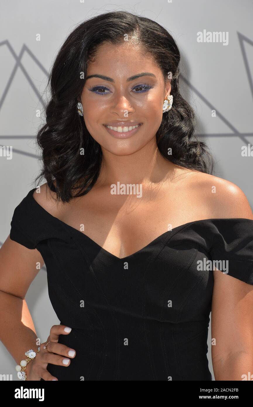 LOS ANGELES, CA. June 26, 2016: Actress Katlynn Simone at the 2016 BET ...