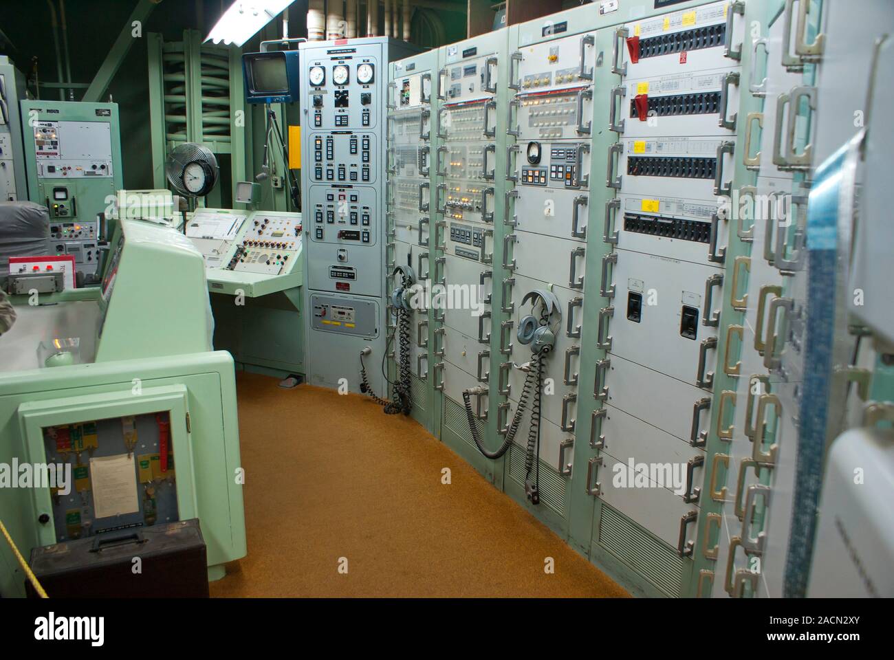 Titan missile firing room at Titan Missile Museum near Tucson, Arizona ...