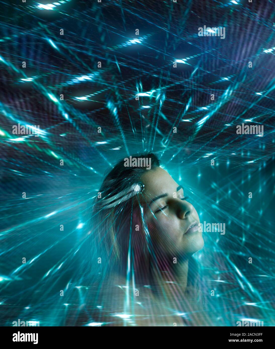 Mind control, conceptual artwork Stock Photo - Alamy