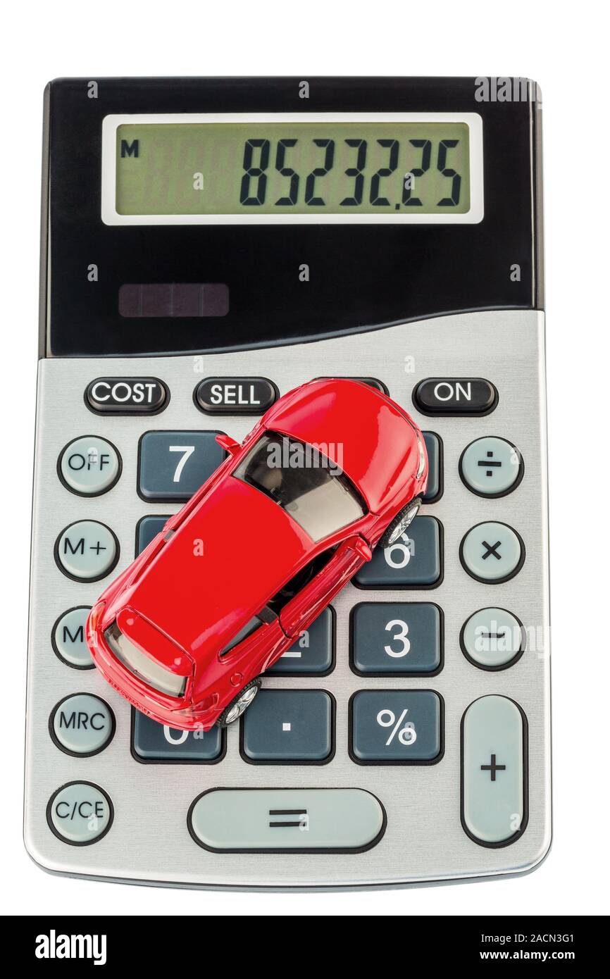Car calculator hi-res stock photography and images - Alamy