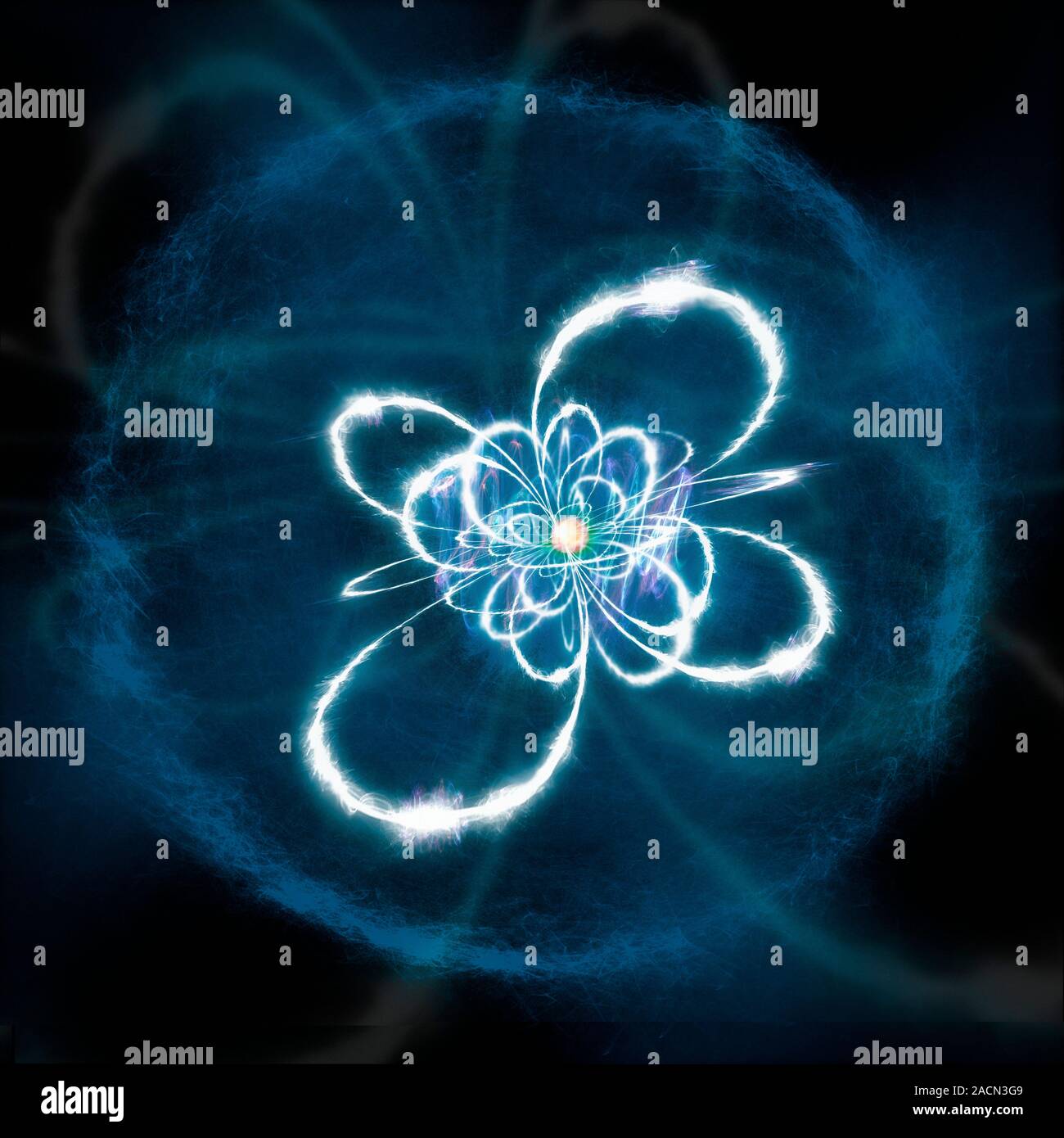 Quantum states, conceptual artwork. In physics, a quantum state is a ...
