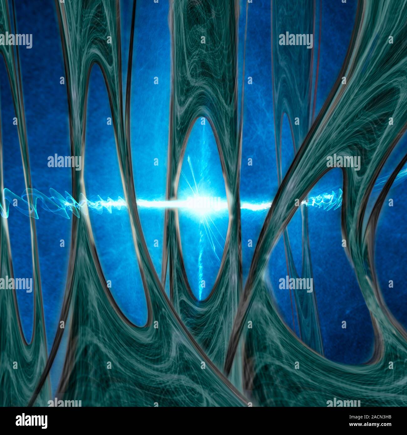 Neuron firing, conceptual computer artwork Stock Photo - Alamy