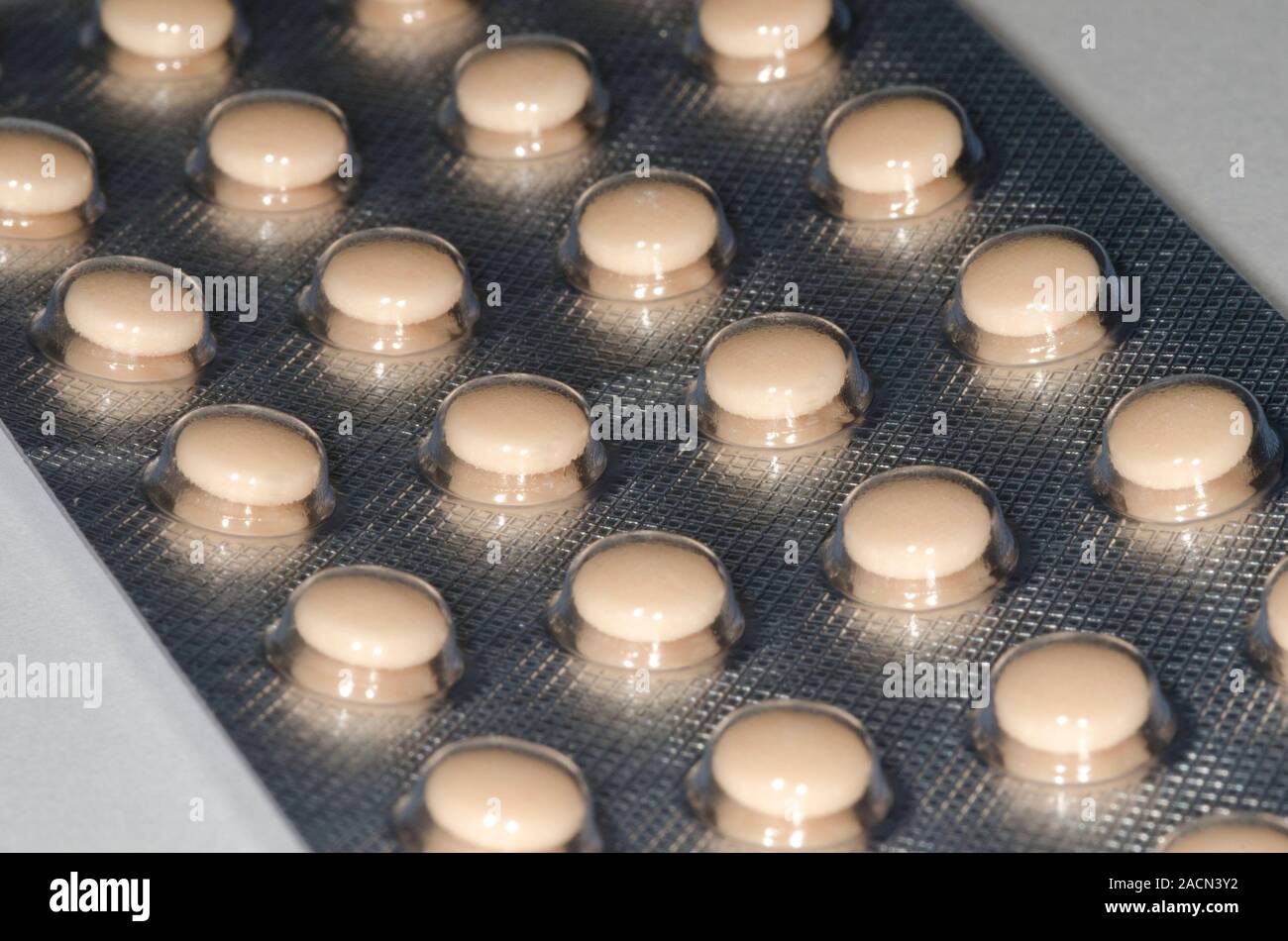 Blisterpack of Pro-Banthene (propantheline bromide) pills, an ...