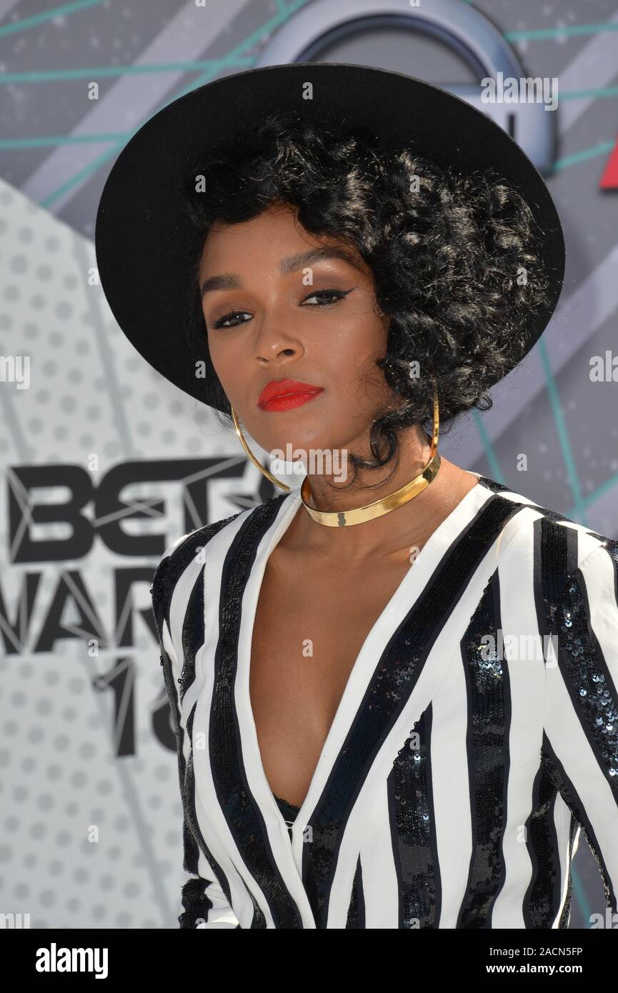 LOS ANGELES, CA. June 26, 2016: Singer Janelle Monae at the 2016 BET ...