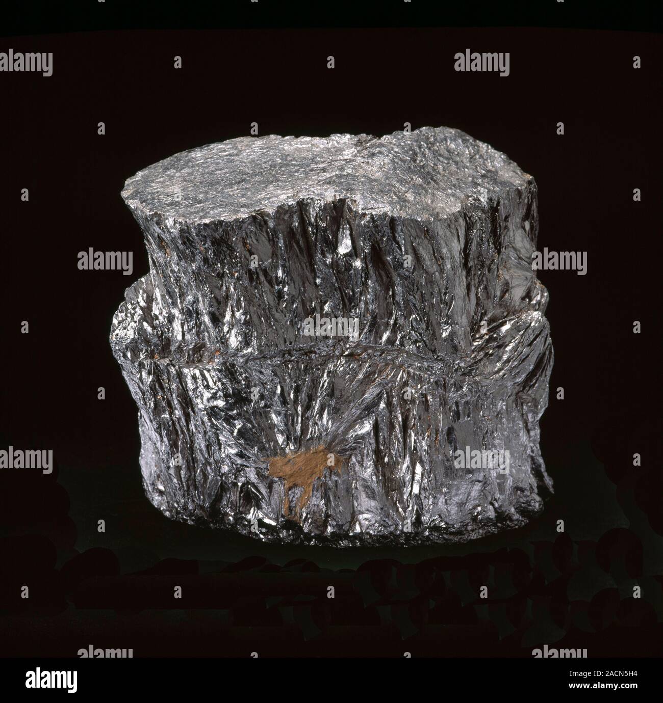 Graphite. Specimen of graphite, a form of carbon that occurs naturally ...