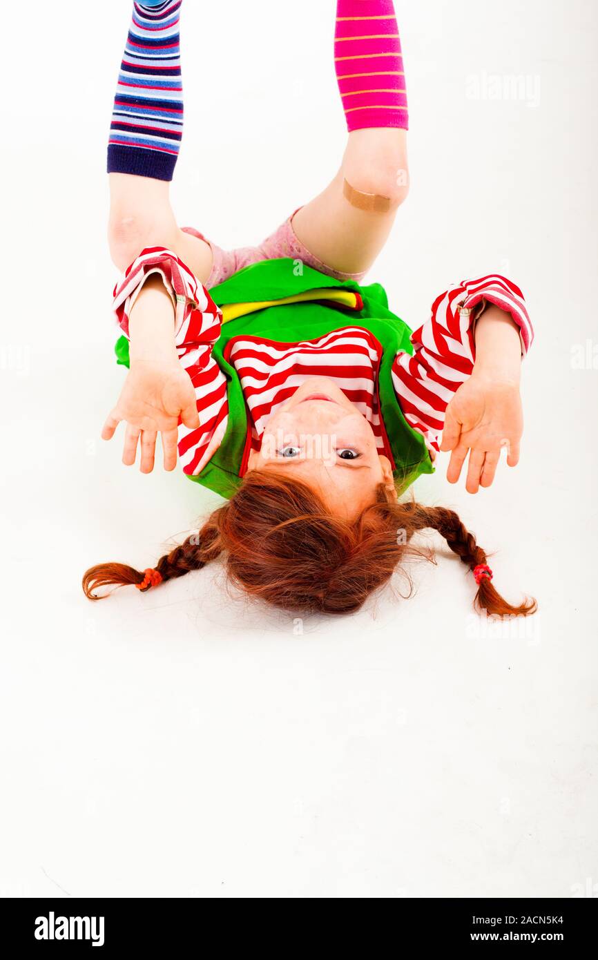 little girl with braids Stock Photo - Alamy