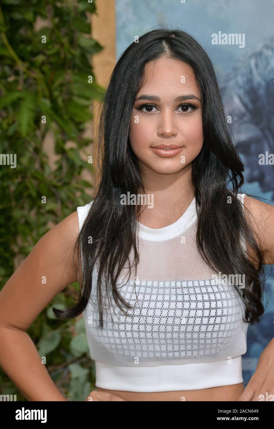 LOS ANGELES, CA. June 27, 2016: Actress Emily Tosta at the world ...