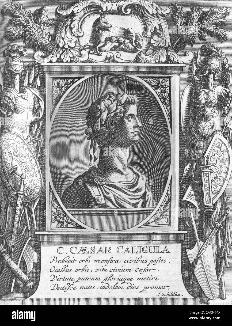 Caligula (12 AD-41 AD), Roman emperor. Caligula was the third emperor ...