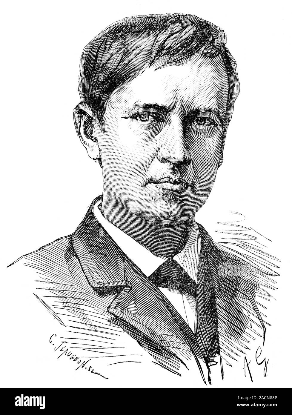 Thomas Alva Edison (1847-1931), US inventor. Edison is famous for ...
