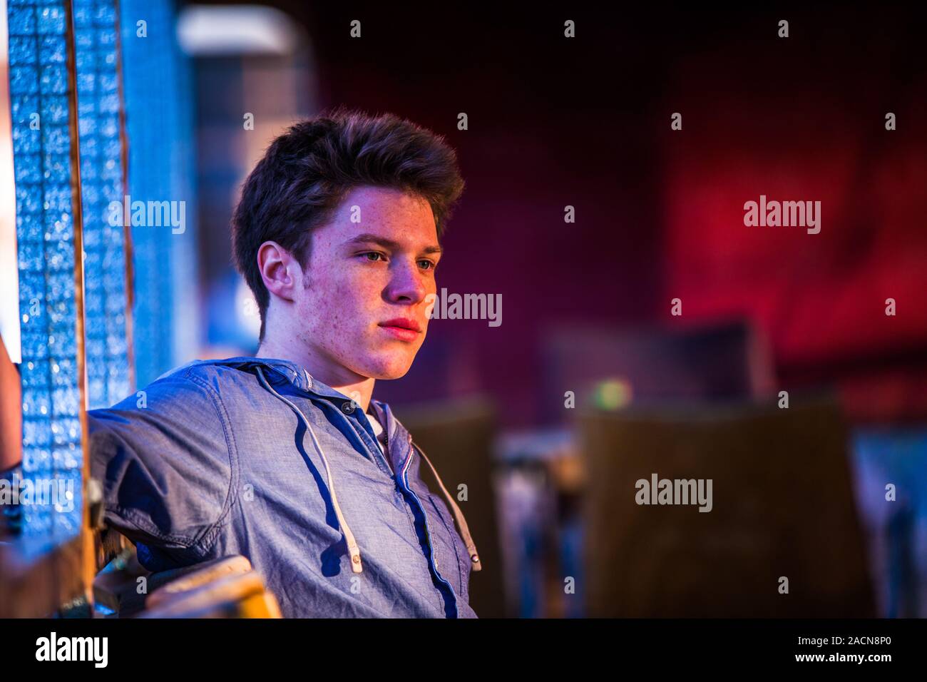 Thoughtful sad sporty man hi-res stock photography and images - Alamy