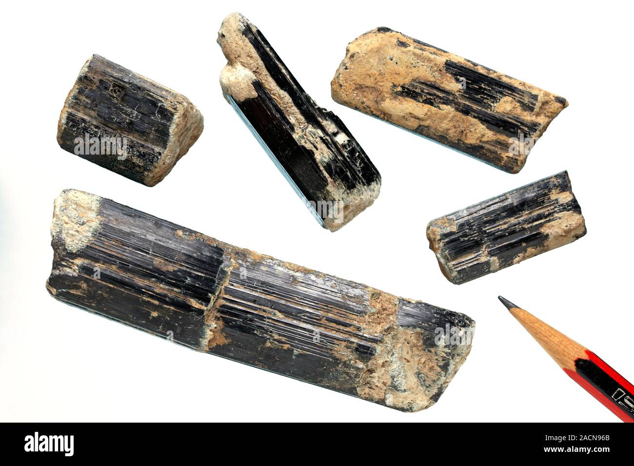 Hornblende crystals. Hornblende is a member of the amphibole group of ...