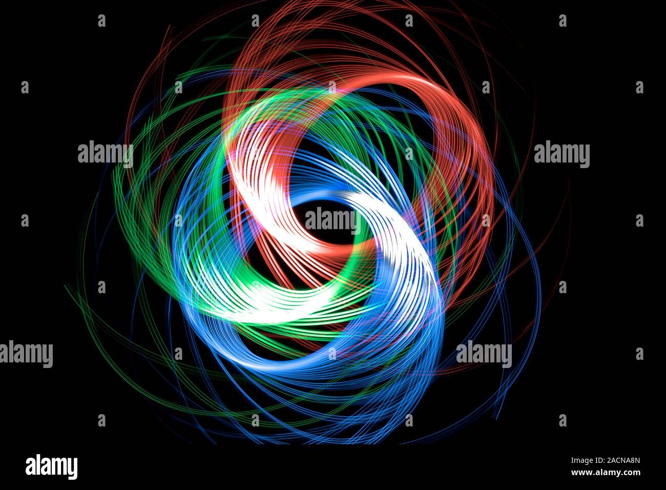 Light spirals, artwork Stock Photo - Alamy