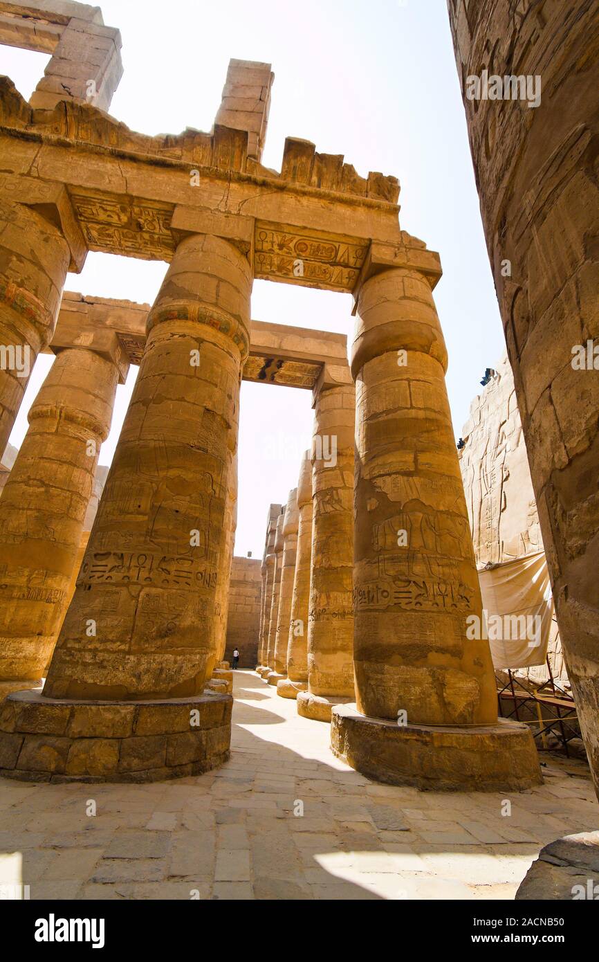 Egypt, Luxor, Karnak Temple Stock Photo - Alamy