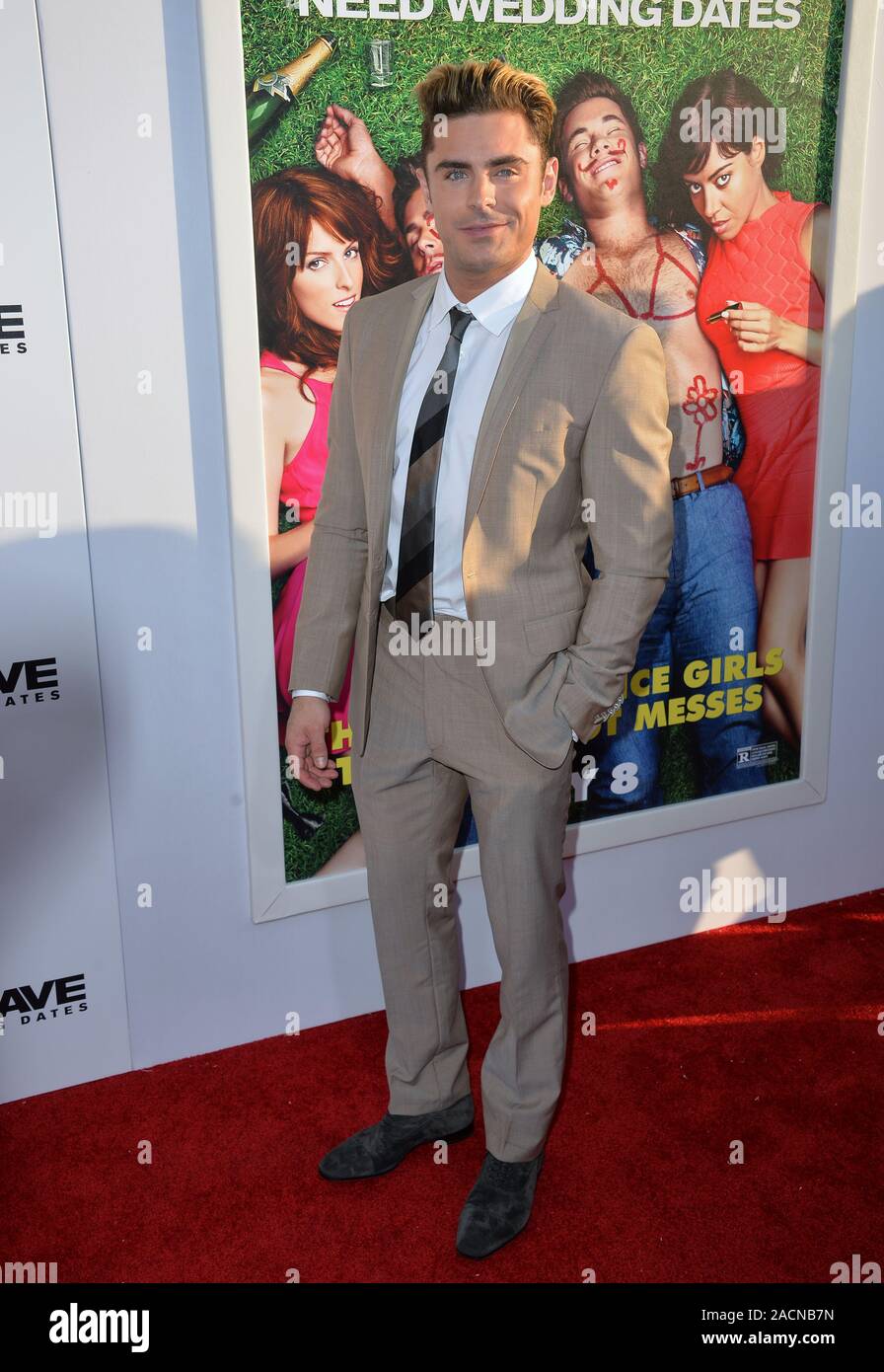 LOS ANGELES, CA. June 29, 2016: Actor Zac Efron at the premiere of ...
