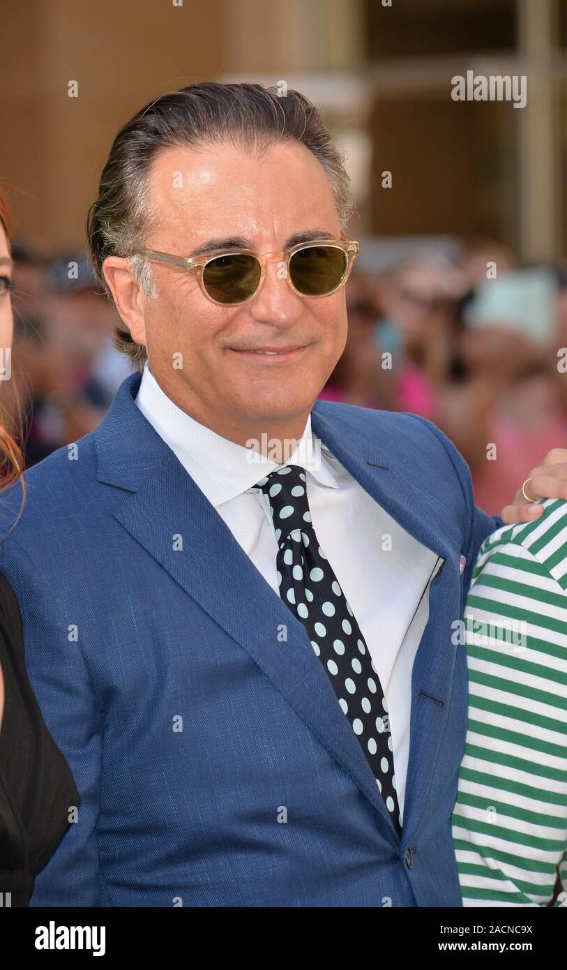 LOS ANGELES, CA. July 9, 2016: Actor Andy Garcia at the Los Angeles ...
