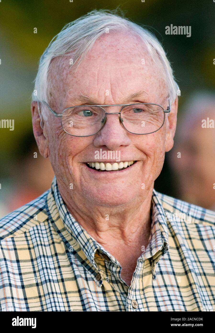 Neil Alden Armstrong (1930-2012), US astronaut and first person to walk ...