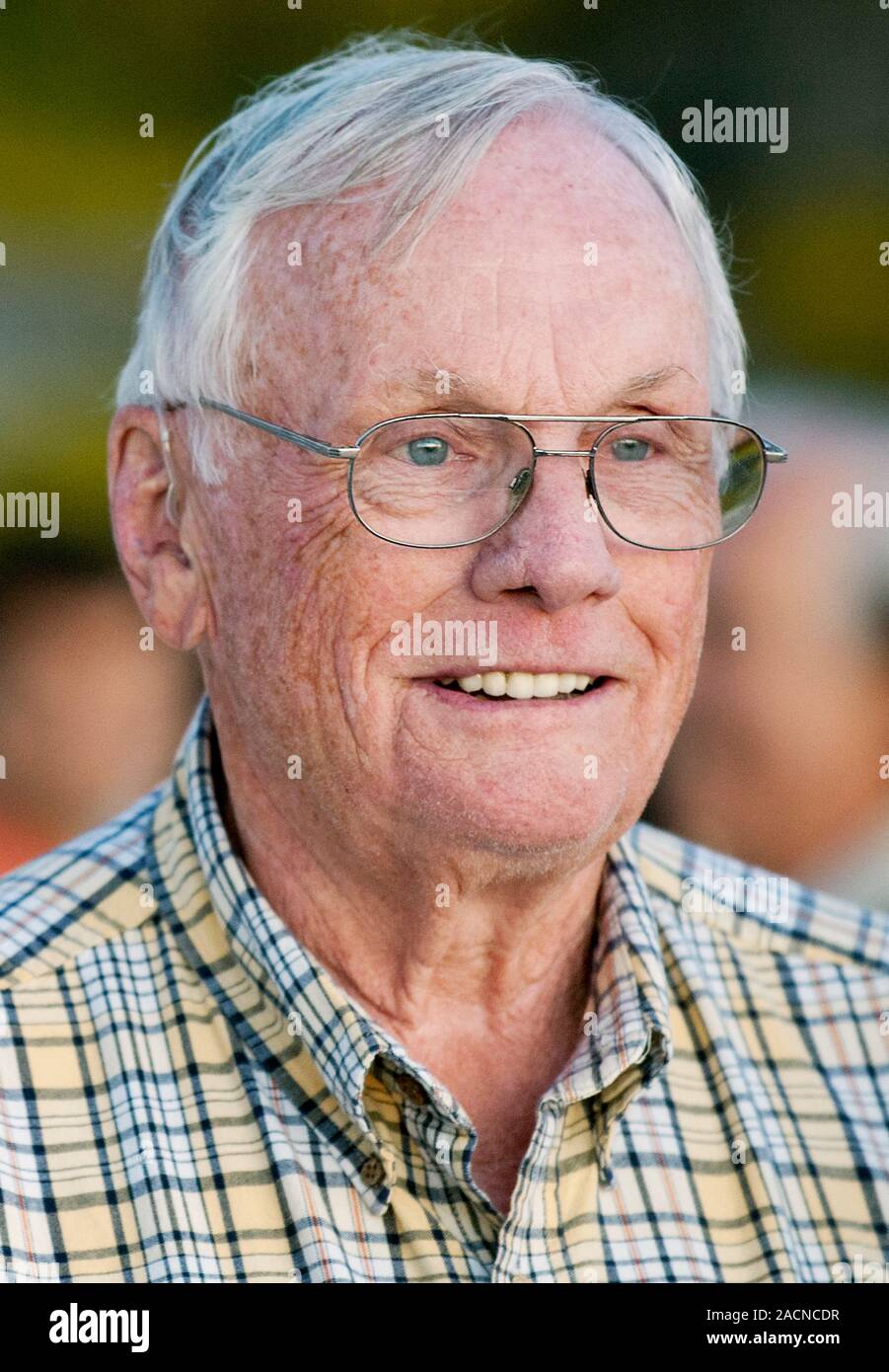 Neil Alden Armstrong (1930-2012), US astronaut and first person to walk ...