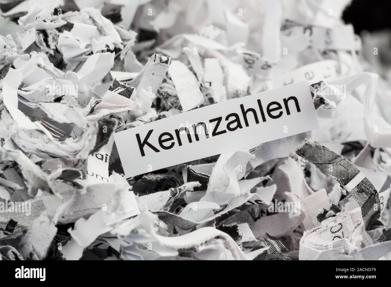 Paper pulp Keyword Key figures Stock Photo - Alamy