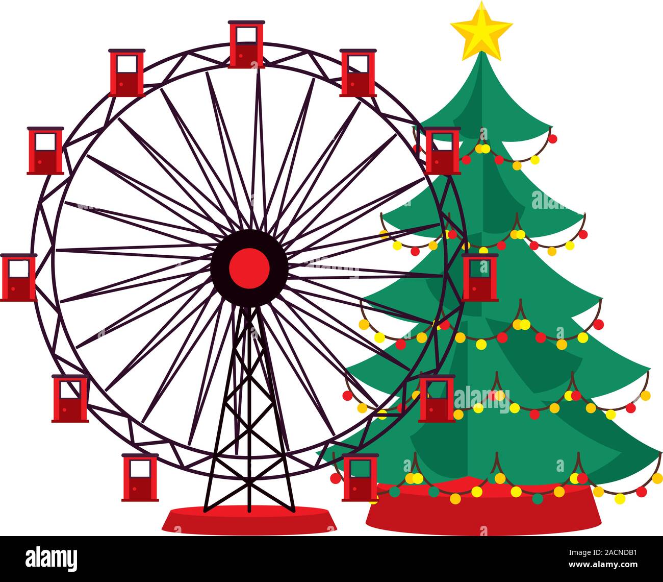 Metal pine tree ornament Cut Out Stock Images & Pictures - Alamy