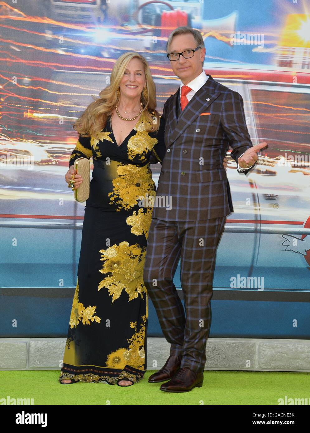 LOS ANGELES, CA. July 9, 2016: Director Paul Feig & wife Laurie Karon ...