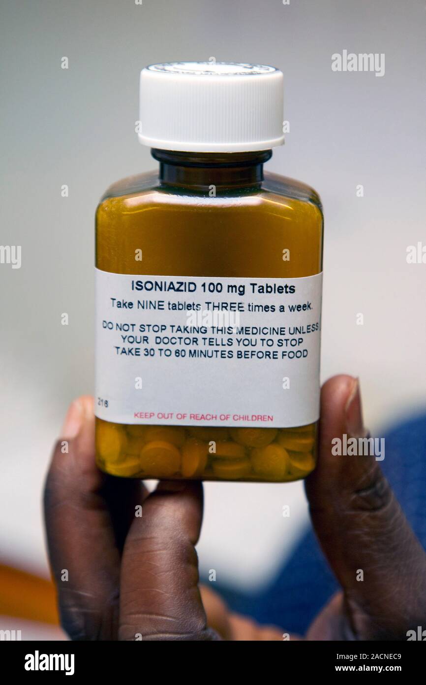 Tuberculosis (TB) drug. This is the drug isoniazid (INH), an antibiotic ...