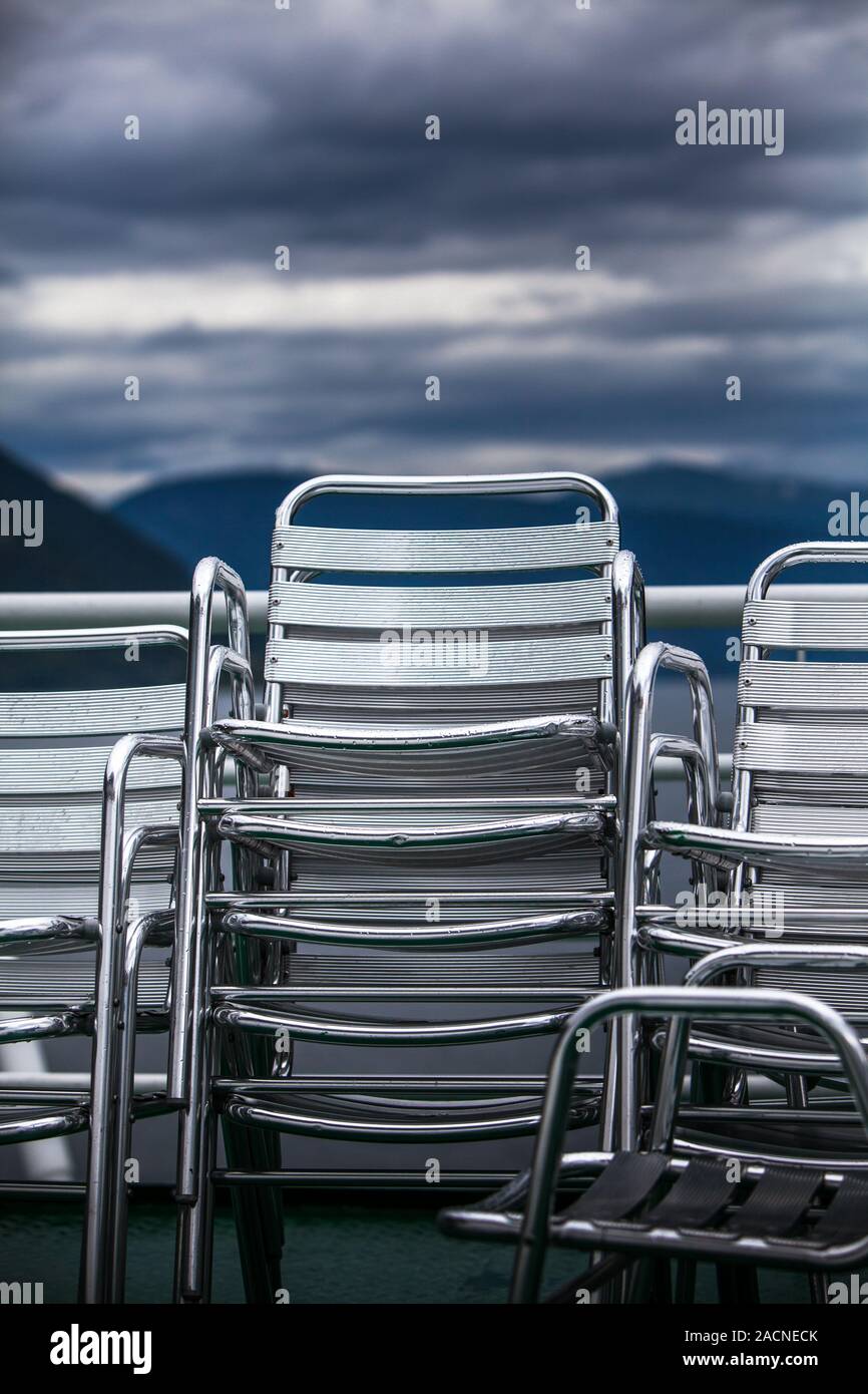 Silver chairs hi-res stock photography and images - Alamy