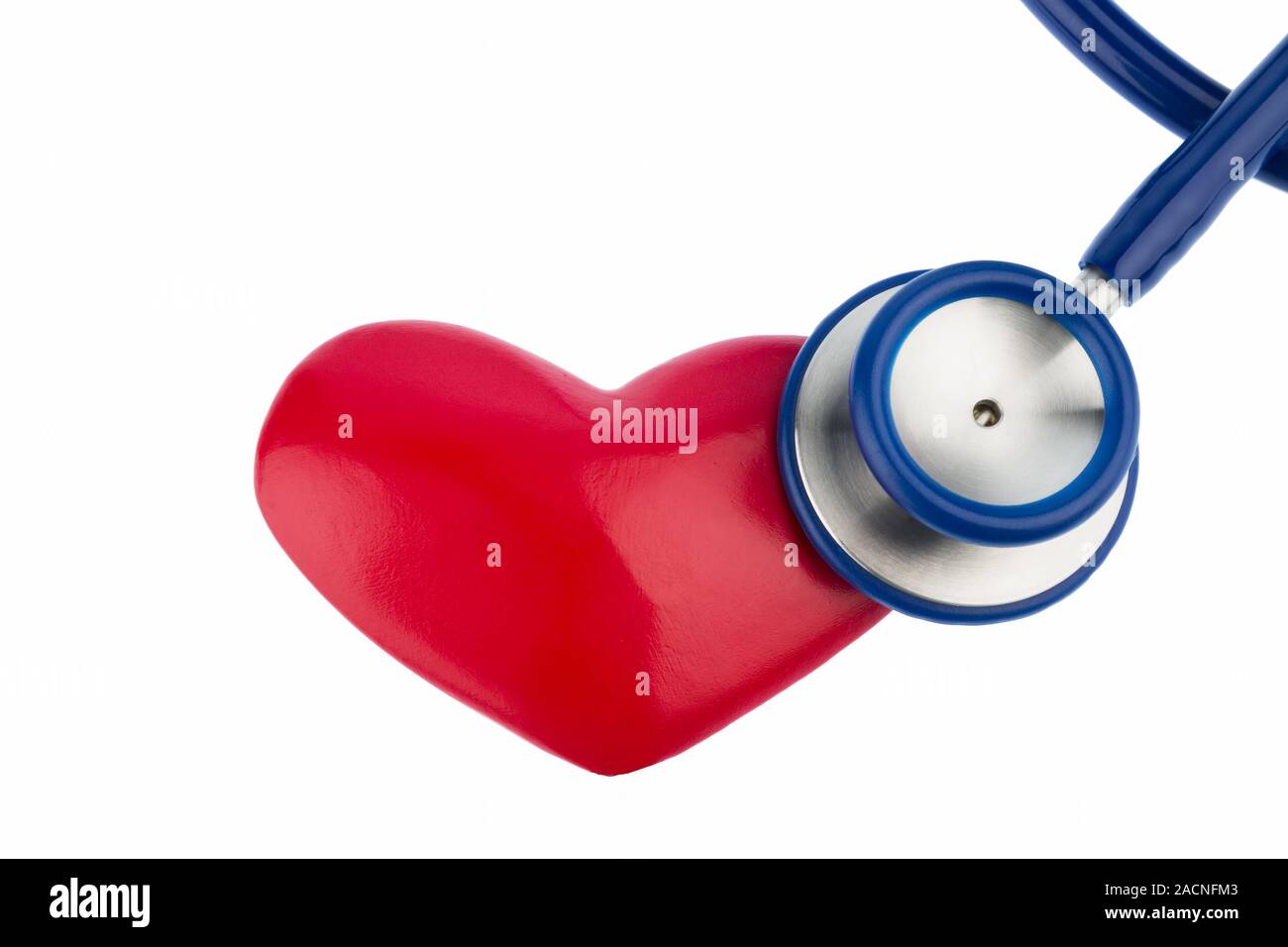 Stethoscope and a heart Stock Photo - Alamy