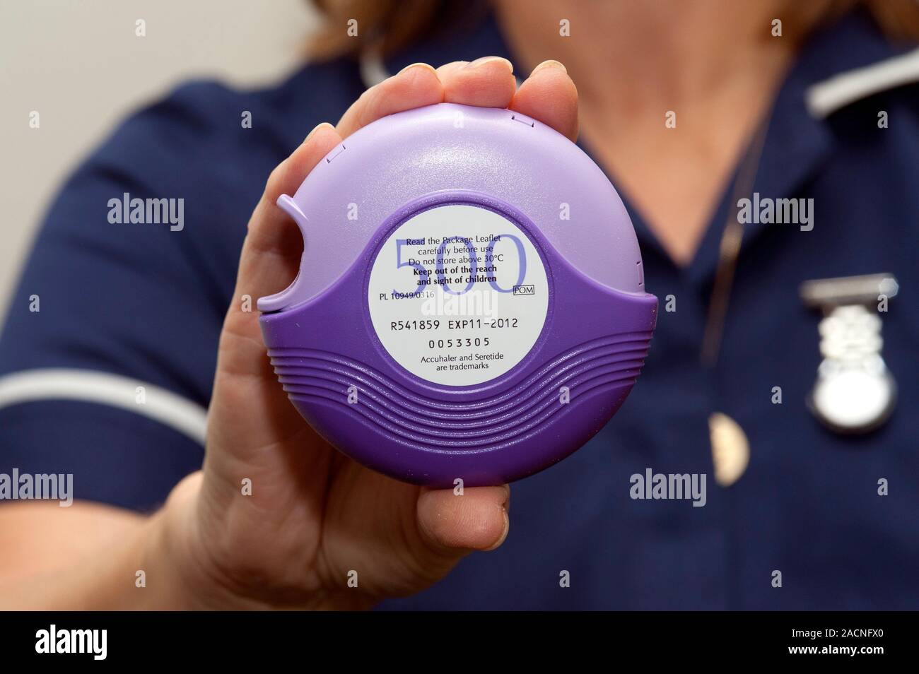 Seretide accuhaler, an inhaler used to treat asthma and chronic ...